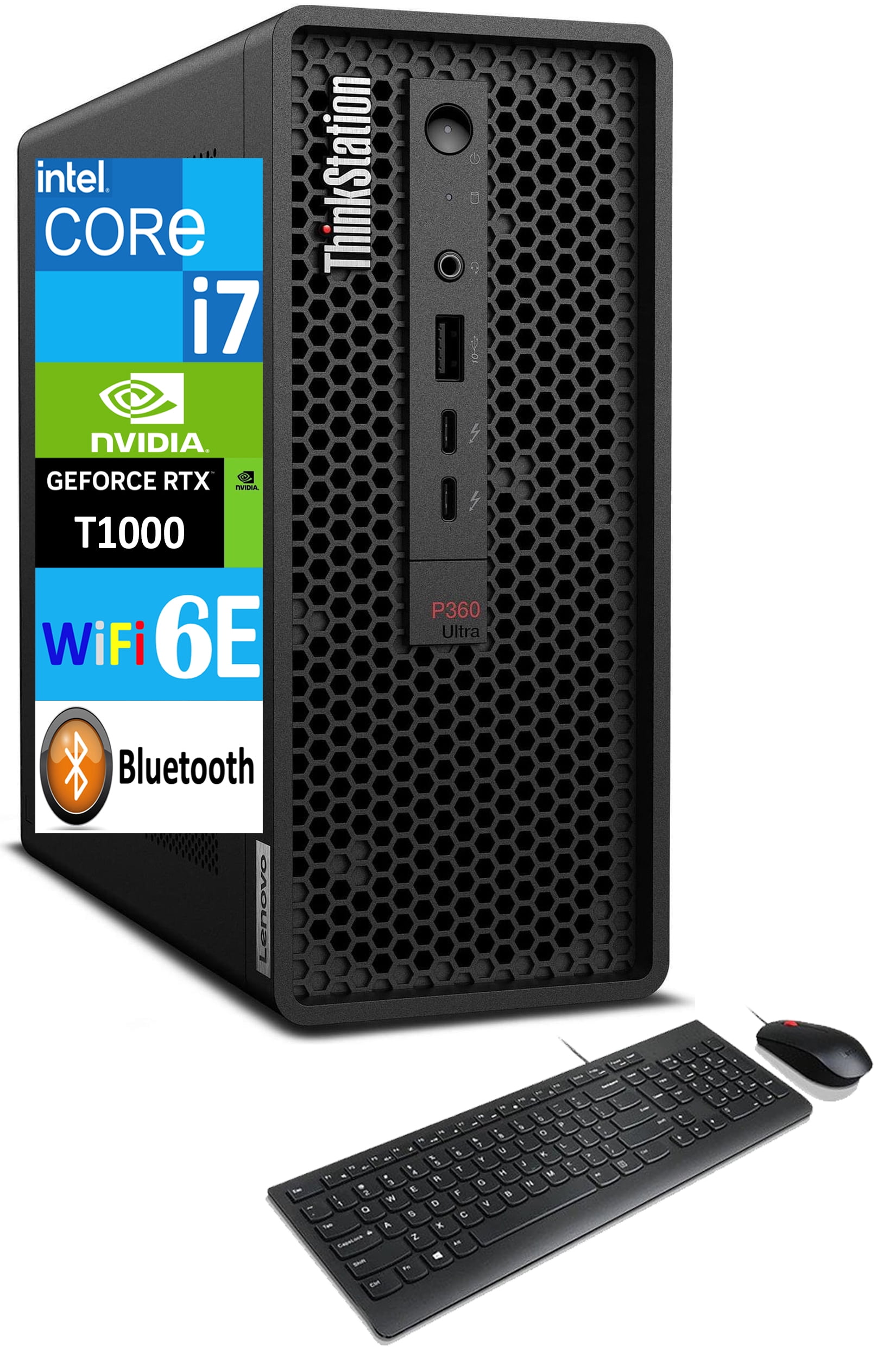 Lenovo ThinkStation Workstation Desktop (Intel i7-12700, 128GB DDR5 ...