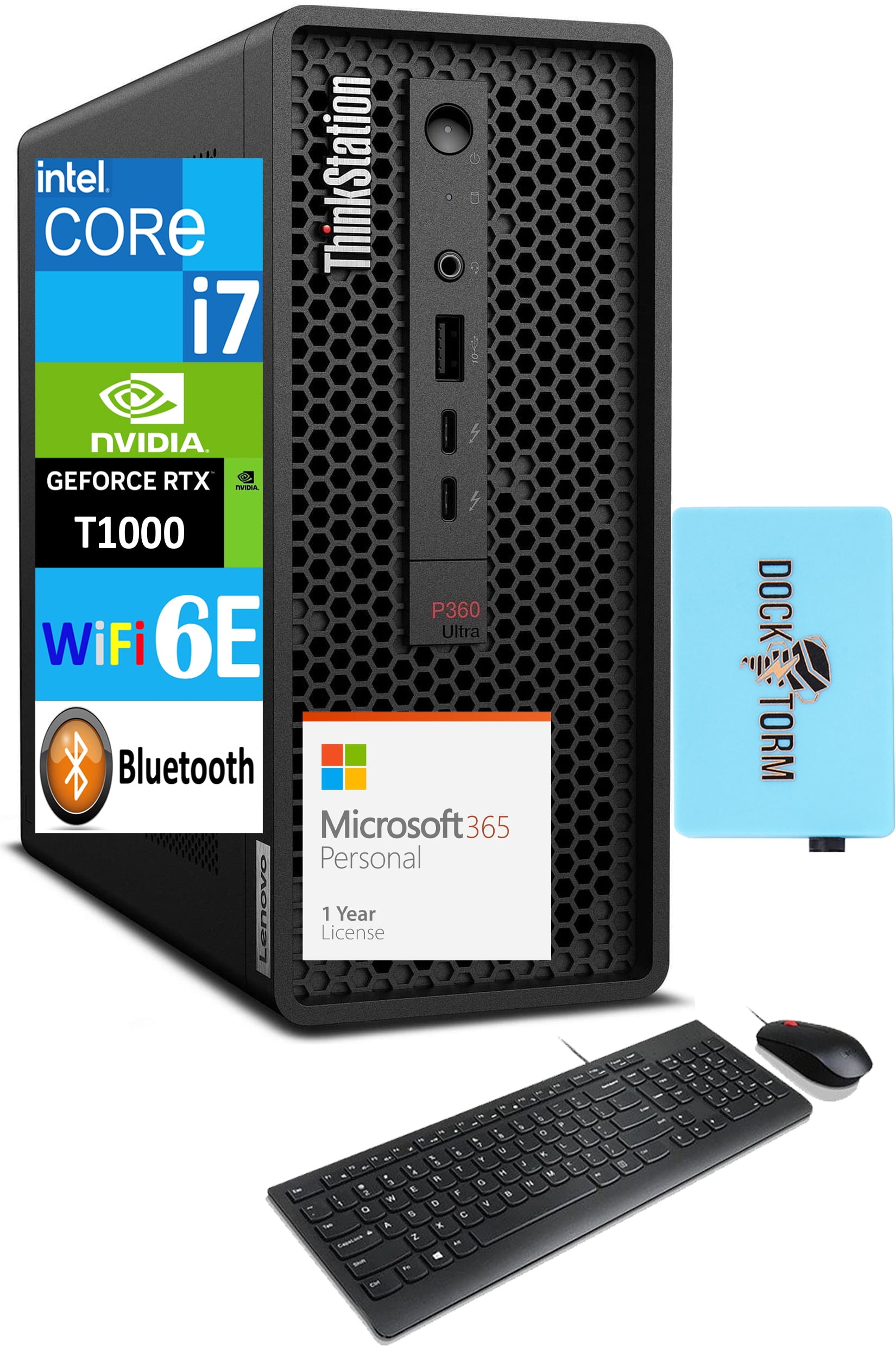 Lenovo ThinkStation Workstation Desktop (Intel i7-12700, 64GB DDR5 ...