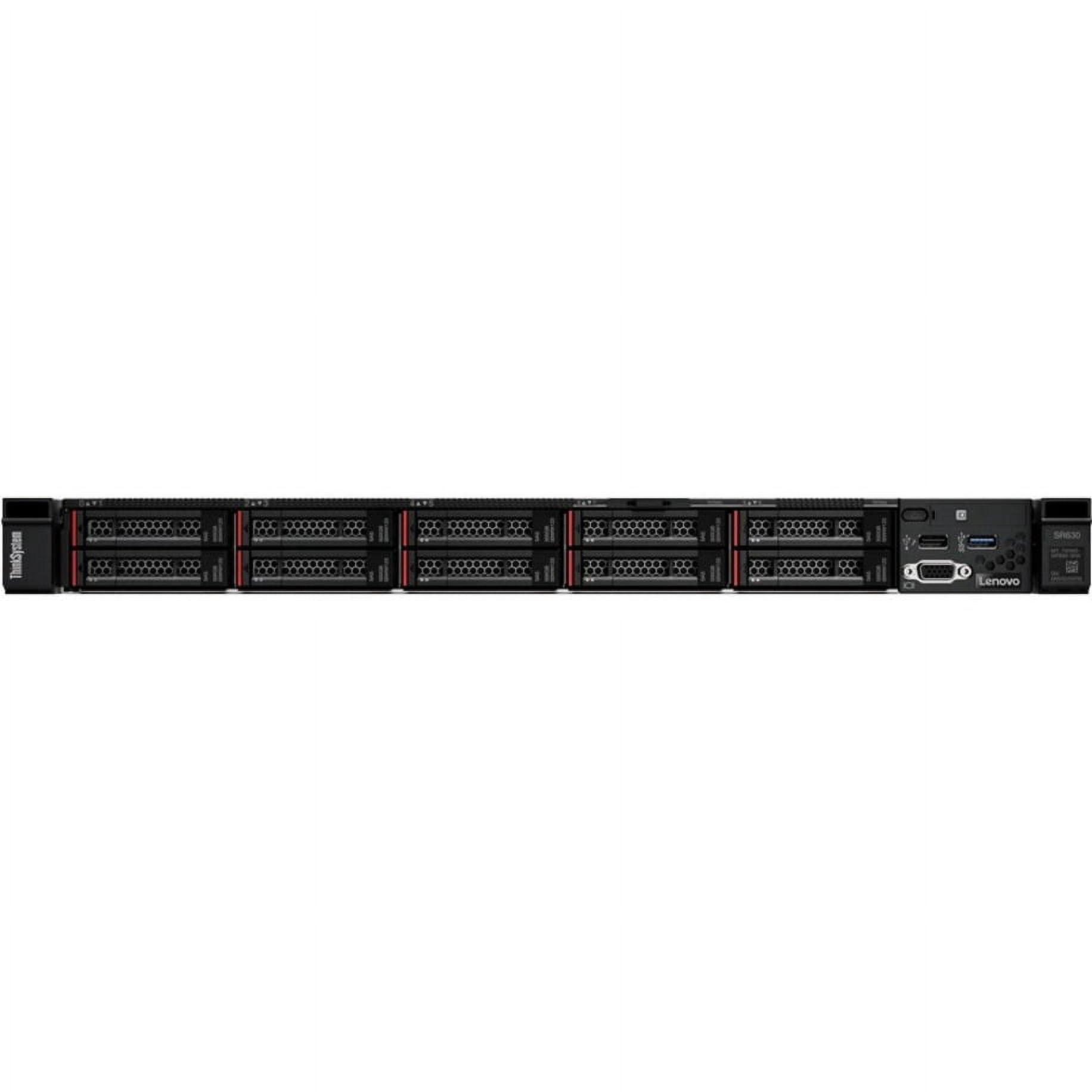Lenovo ThinkSystem SR630 7X02A04YNA 1U Rack Server, 1 x Intel Xeon Gold ...