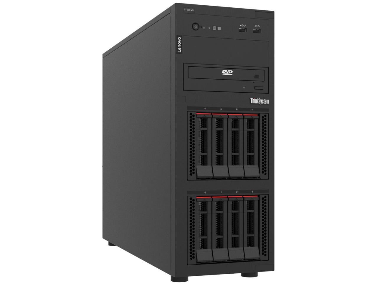Lenovo ThinkSystem ST250 V3 7DCEA021NA Tower Server - 1 x Intel Xeon E ...