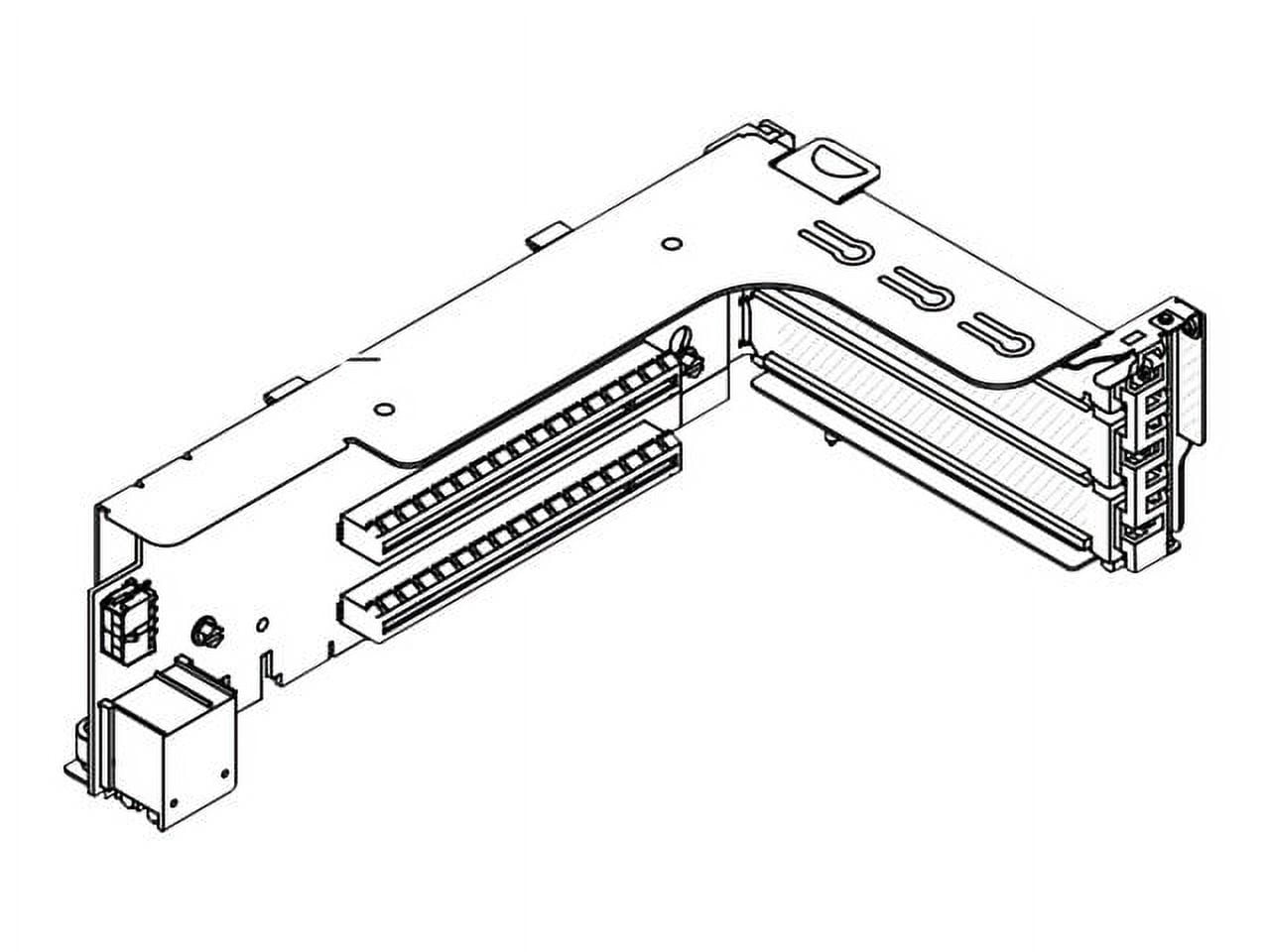 Lenovo ThinkSystem V3 2U E/x16/x16 PCIe G5 Riser 1/2 Option Kit ...