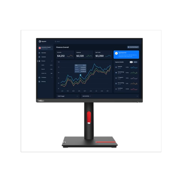 Lenovo ThinkVision 23" LED IPS Display Monitor - Full HD (1080p) 60Hz ...