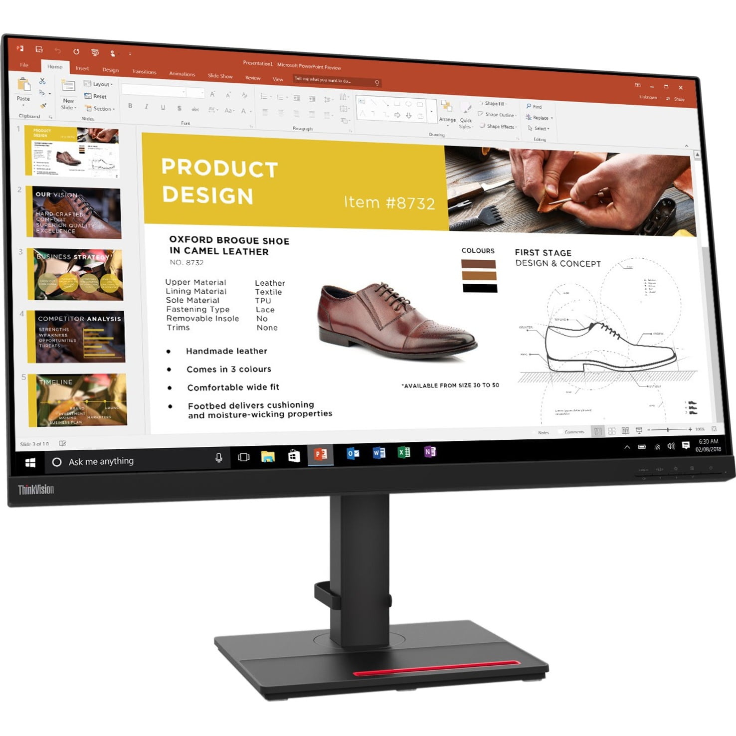 Lenovo ThinkVision P32P-20 31.5'' Professional 4K UHD WLED LCD Monitor ...