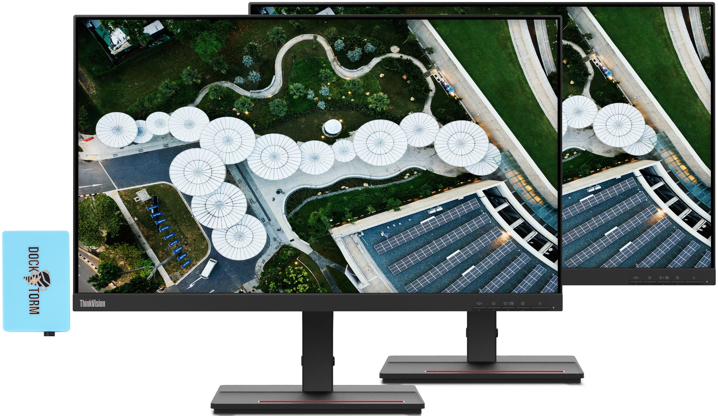 Lenovo ThinkVision S24e-20 16:9 AMD FreeSync Monitor 62AEKAR2US Bundle With Docztorm Dock, 24 ...