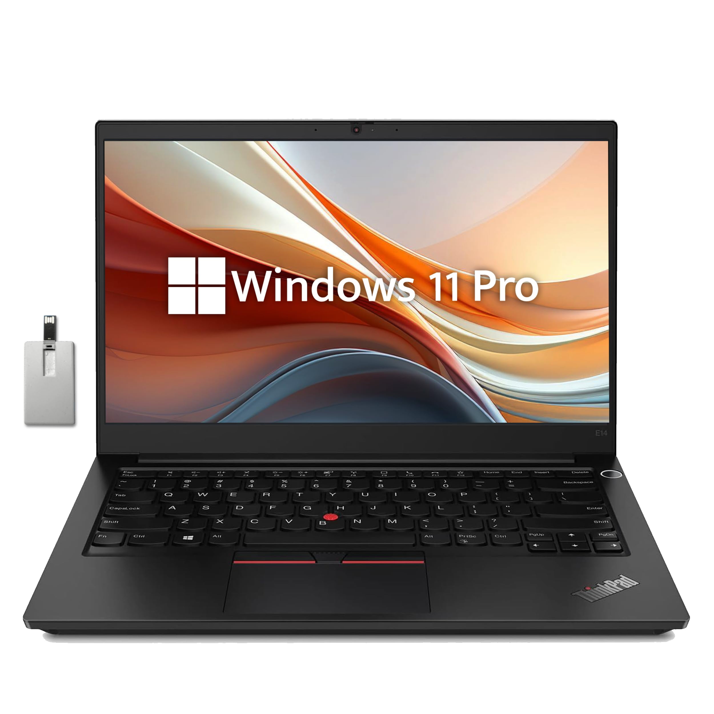 Lenovo Thinkpad E14 14" FHD Business Laptop, AMD Ryzen 7 5700U, 16GB ...
