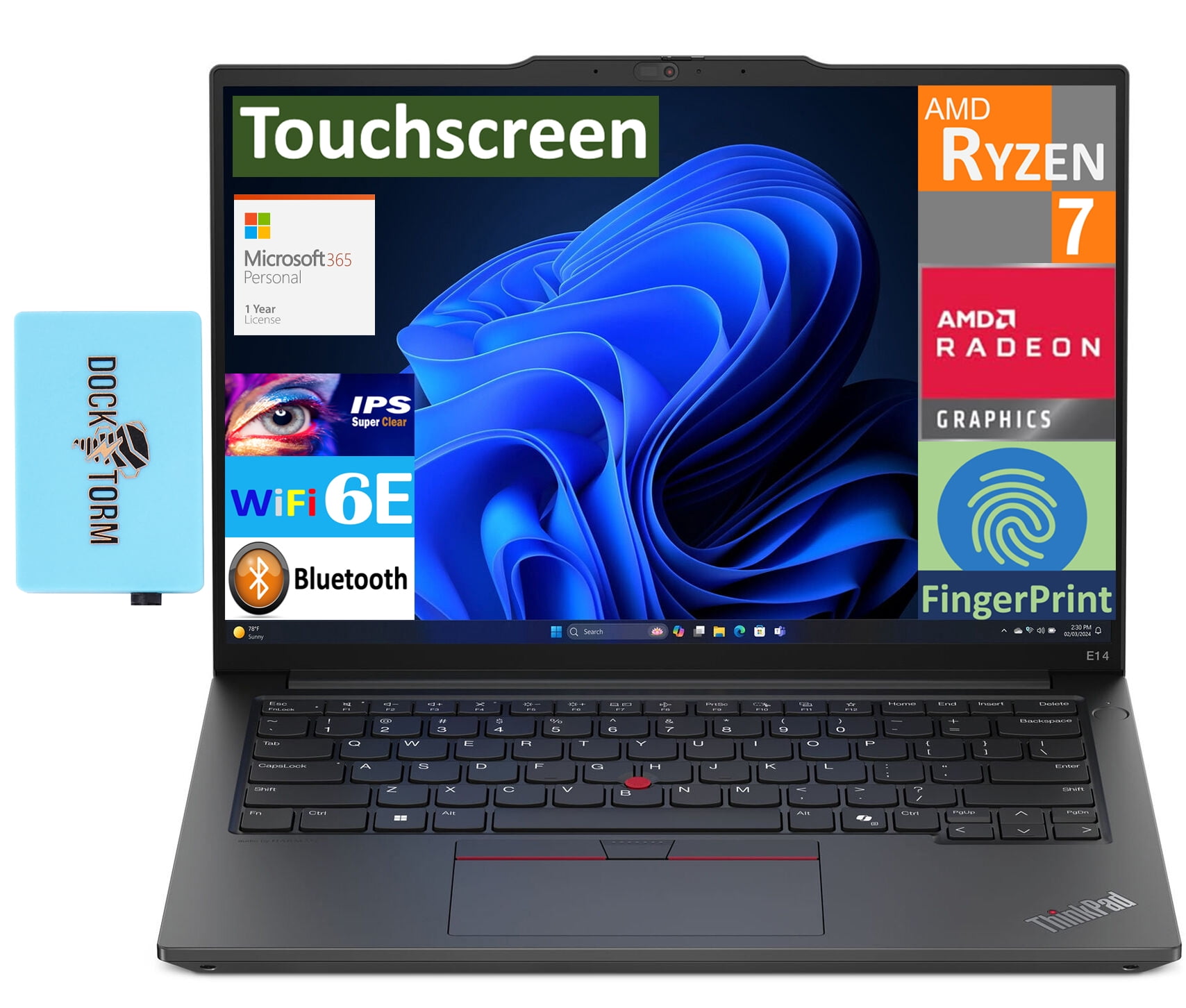 Lenovo Thinkpad E14 G6 Business Laptop 14.0in IPS WUXGA Display (AMD ...