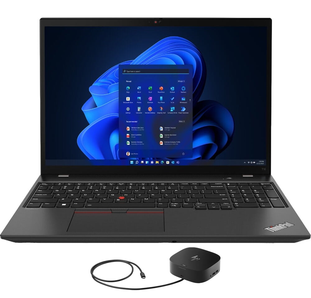 Lenovo Thinkpad T16 Gen 1 Home/Business Laptop (Intel i5-1235U 10-Core ...