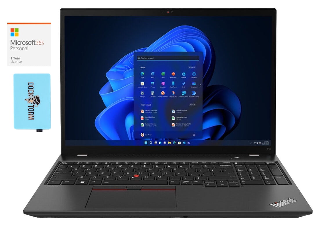 Lenovo Thinkpad T16 Gen 1 Home/Business Laptop (Intel i5-1235U 10-Core ...