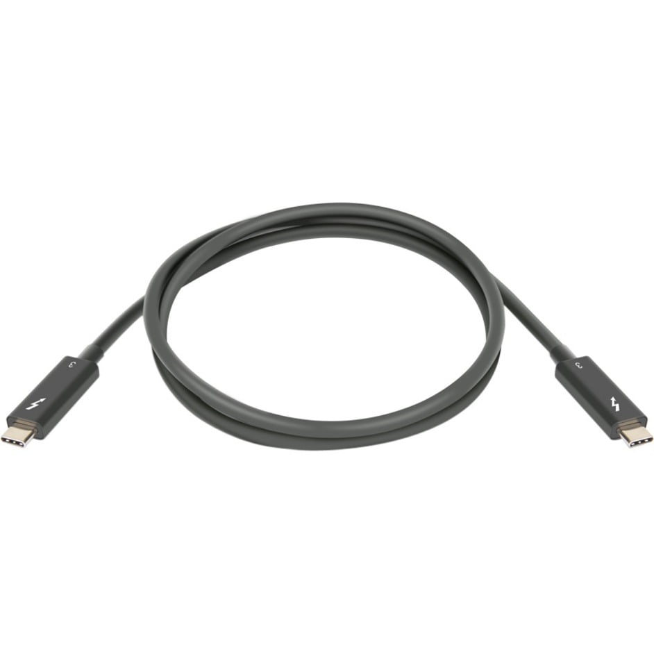 Lenovo - Thunderbolt Cable (m) (m) - Thunderbolt 3 - 2.3 Ft - Black ...