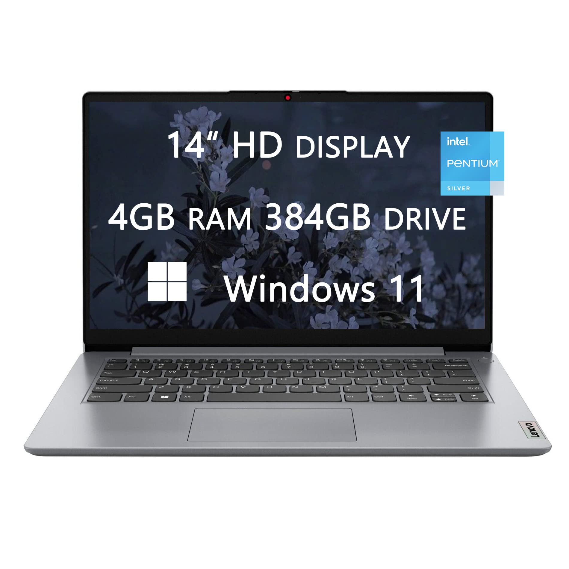 Lenovo Upgraded Ideapad 1i Laptops, 14 inch HD Computer, Intel Pentium ...