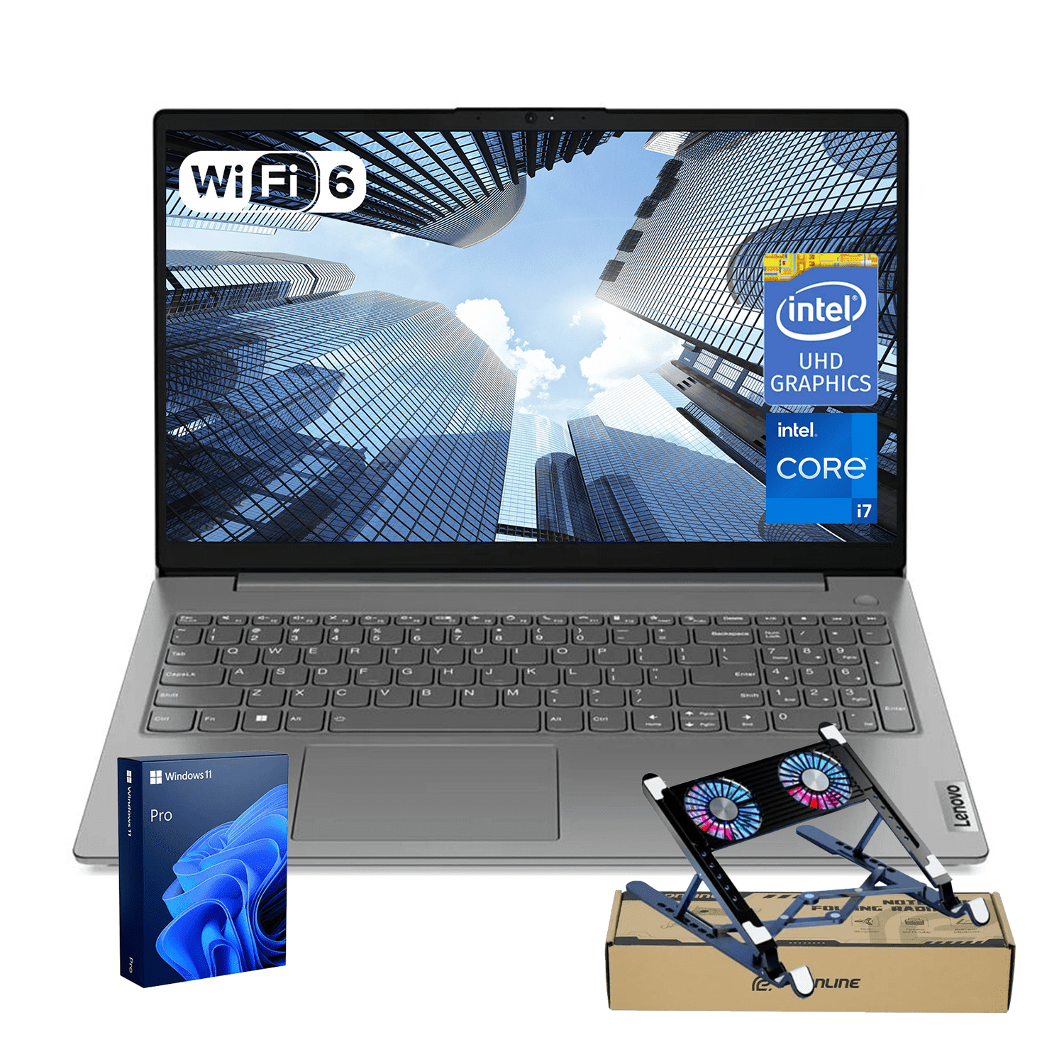 Lenovo V-Series Business Laptop, 15.6" FHD, Intel Core i7-13620H, 40GB ...