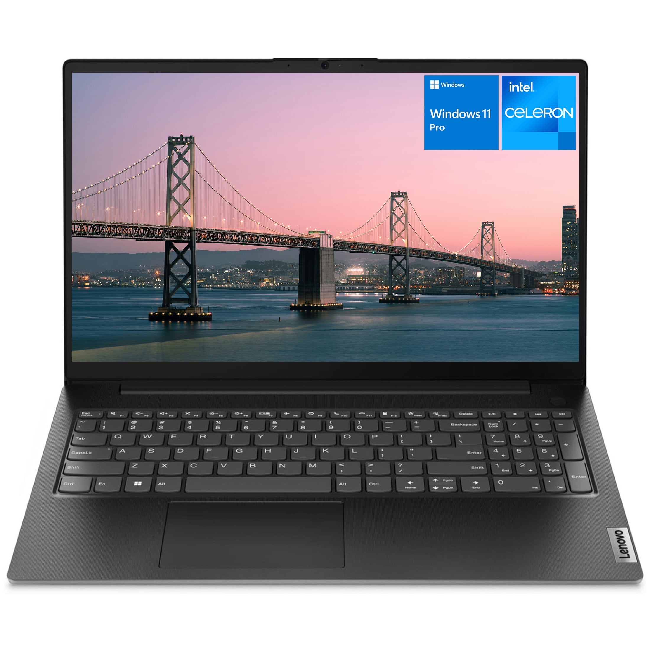 Lenovo V15 15.6" FHD Business Laptop, Intel Celeron N4500, 8GB RAM ...