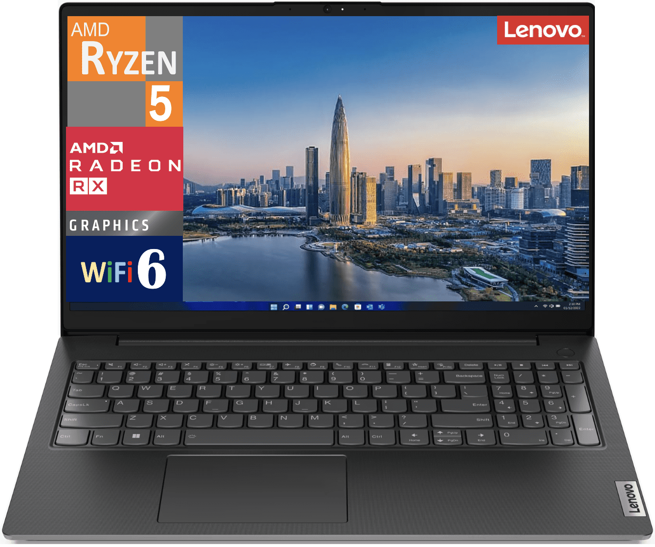 Lenovo V15 G4 ABP Business Laptop 15.6in TN FHD Display (AMD Ryzen 5 7430U, 16GB DDR4, 256GB M.2 ...