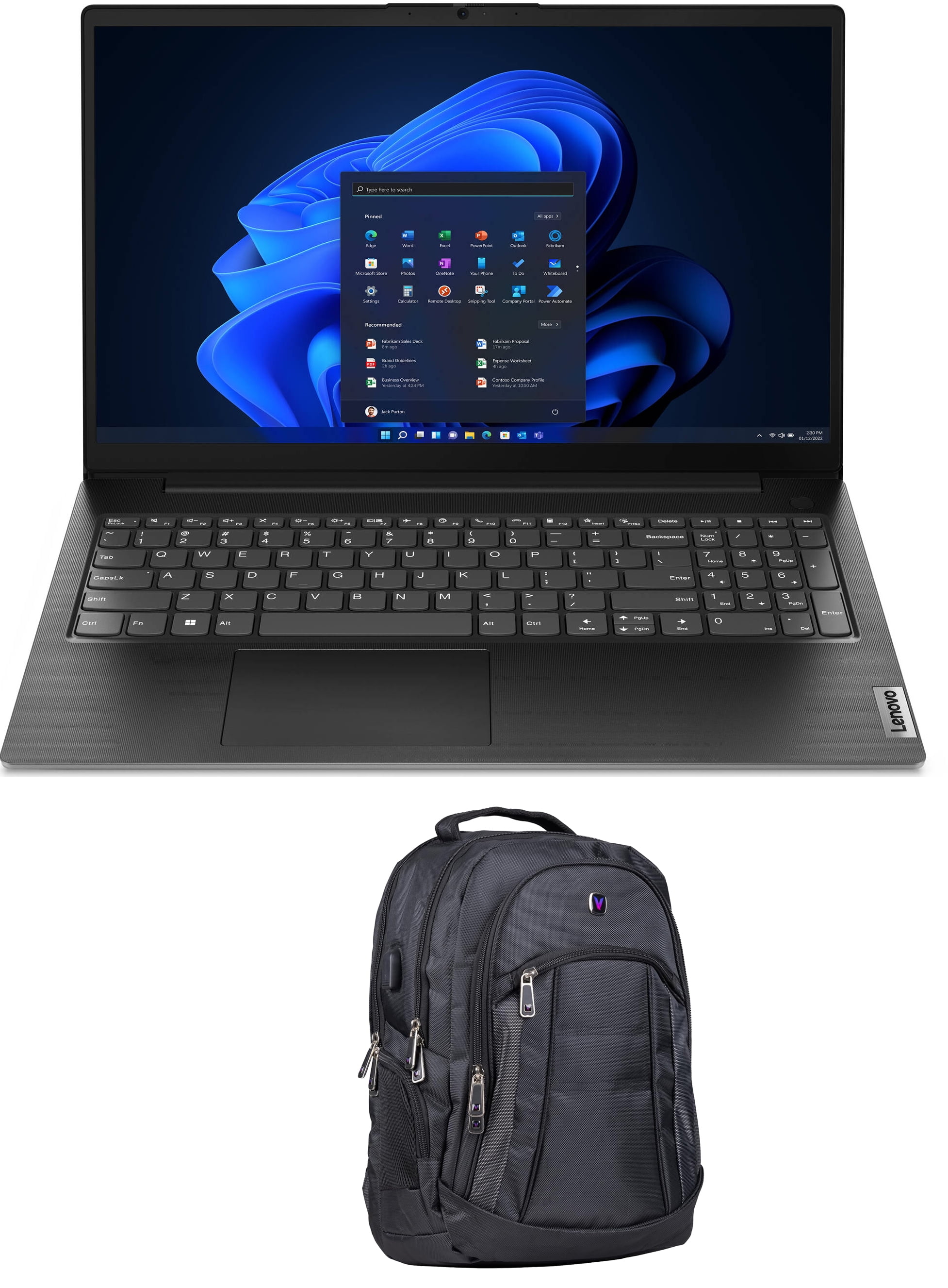 Lenovo V15 G4 Home/Business Laptop (AMD Ryzen 5 5500U 6-Core, 15.6in 60 ...