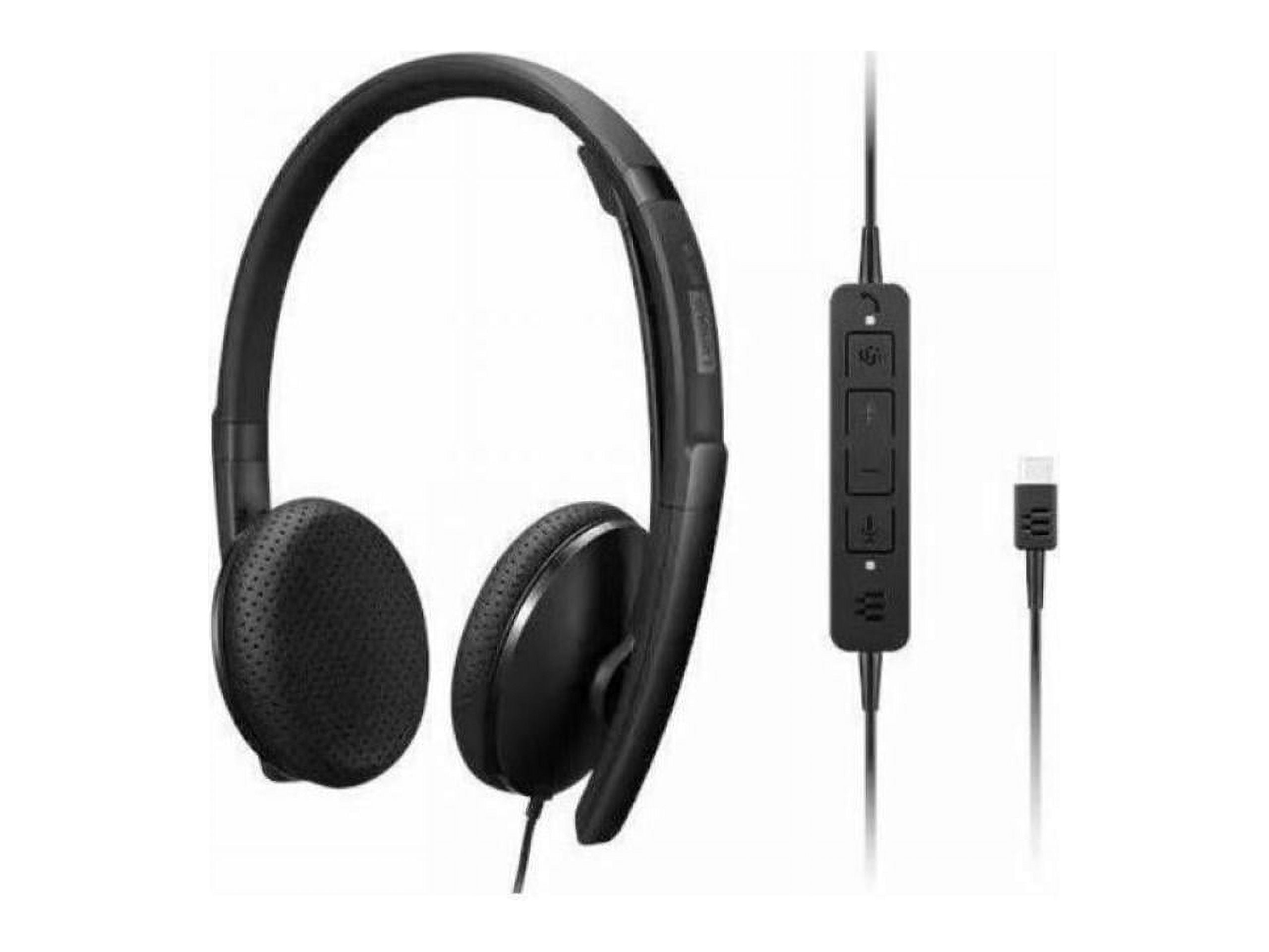 Lenovo Wired VoIP Headset (Teams) - Stereo - USB Type C - Wired - 2.2 ...