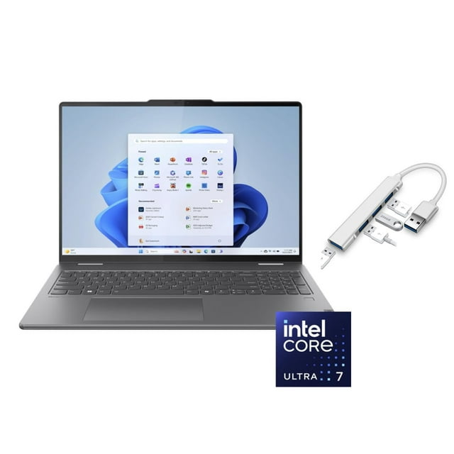 Lenovo Yoga 2 in 1 16" 2K Touchscreen Laptop | Intel Core Ultra 7 155U ...