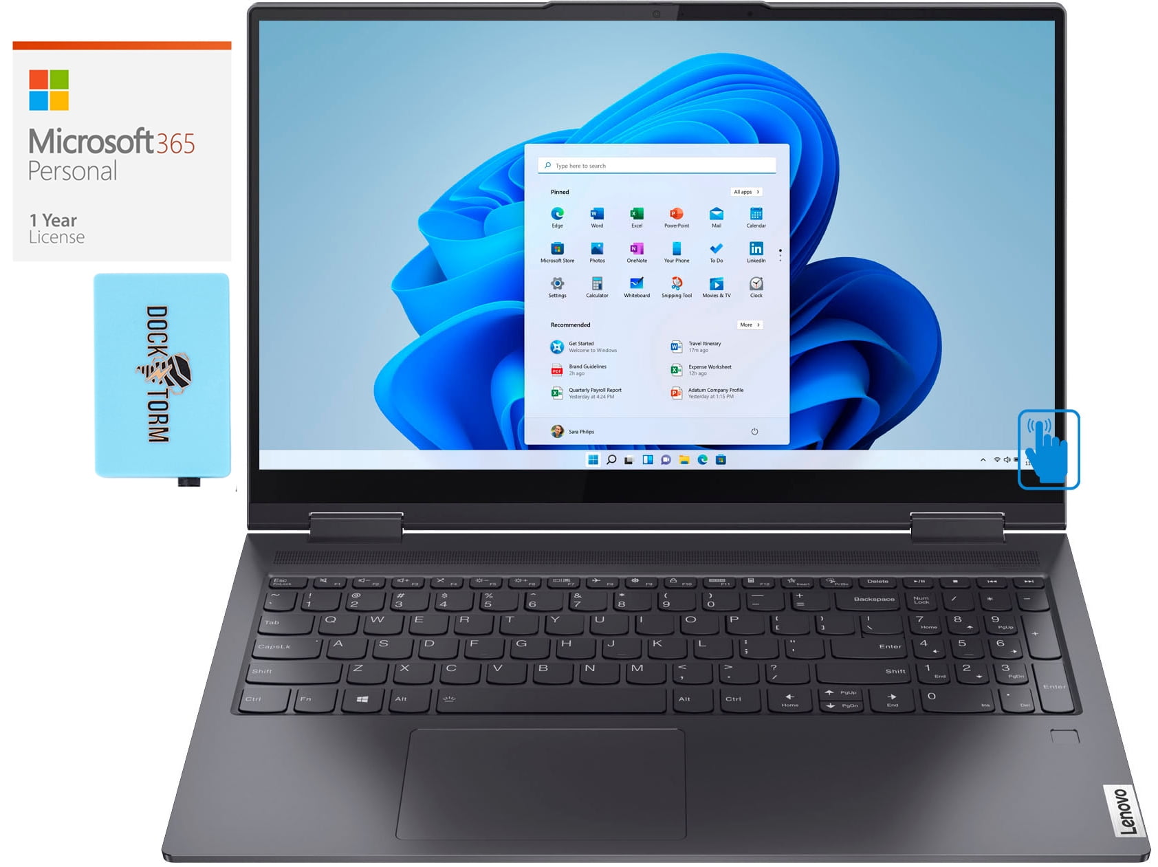 Lenovo Yoga 7i 15 Home/Business 2-in-1 Laptop (Intel i5-1135G7 4-Core ...