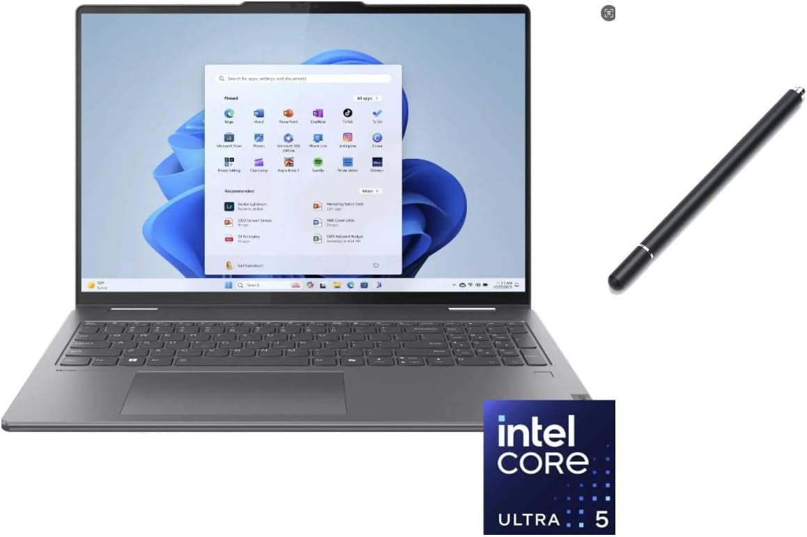 Lenovo Yoga 7i 2-in-1 16" 2K Touchscreen Laptop | Intel Core Ultra 5 ...