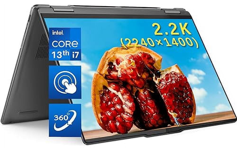 Lenovo Yoga 7i 2-in-1 Convertible Laptop, 14" 2.2K Touchscreen flip ...