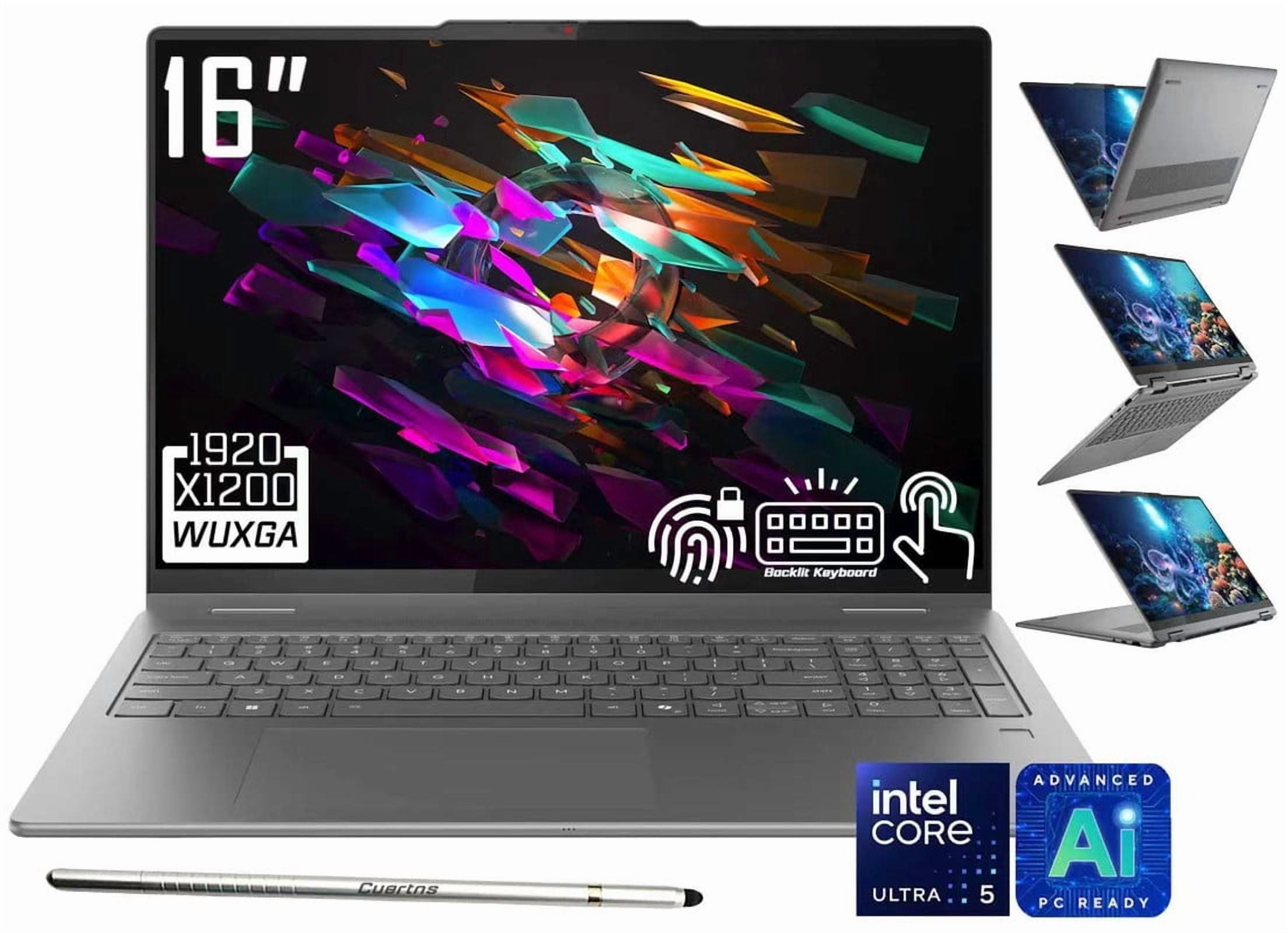 Lenovo Yoga 7i 2-in-1 Copilot+ AI Laptop, 16" 2K LCD IPS Touchscreen ...
