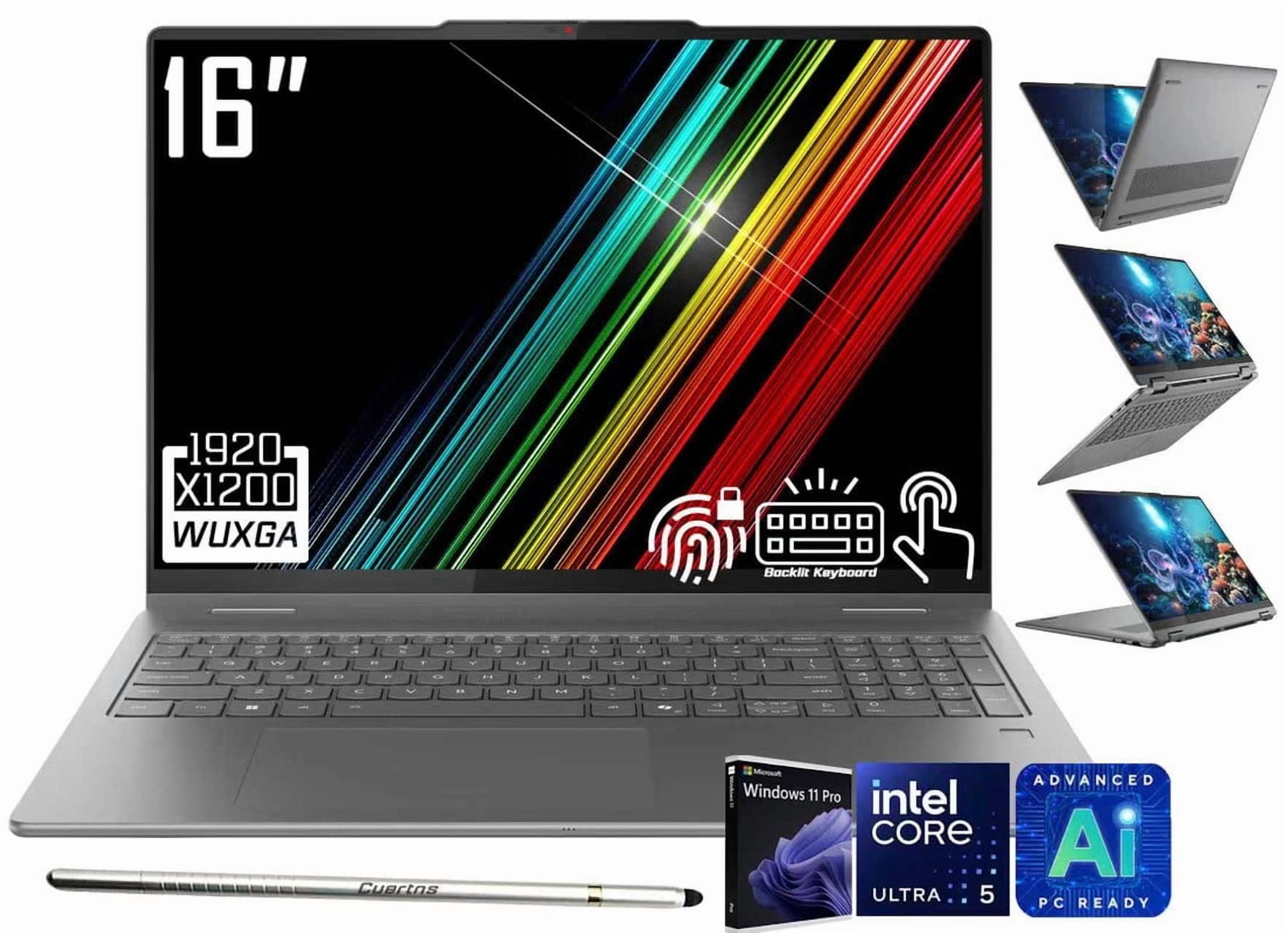 Lenovo Yoga 7i 2-in-1 Copilot+ AI Laptop, 16" 2K LCD IPS Touchscreen ...