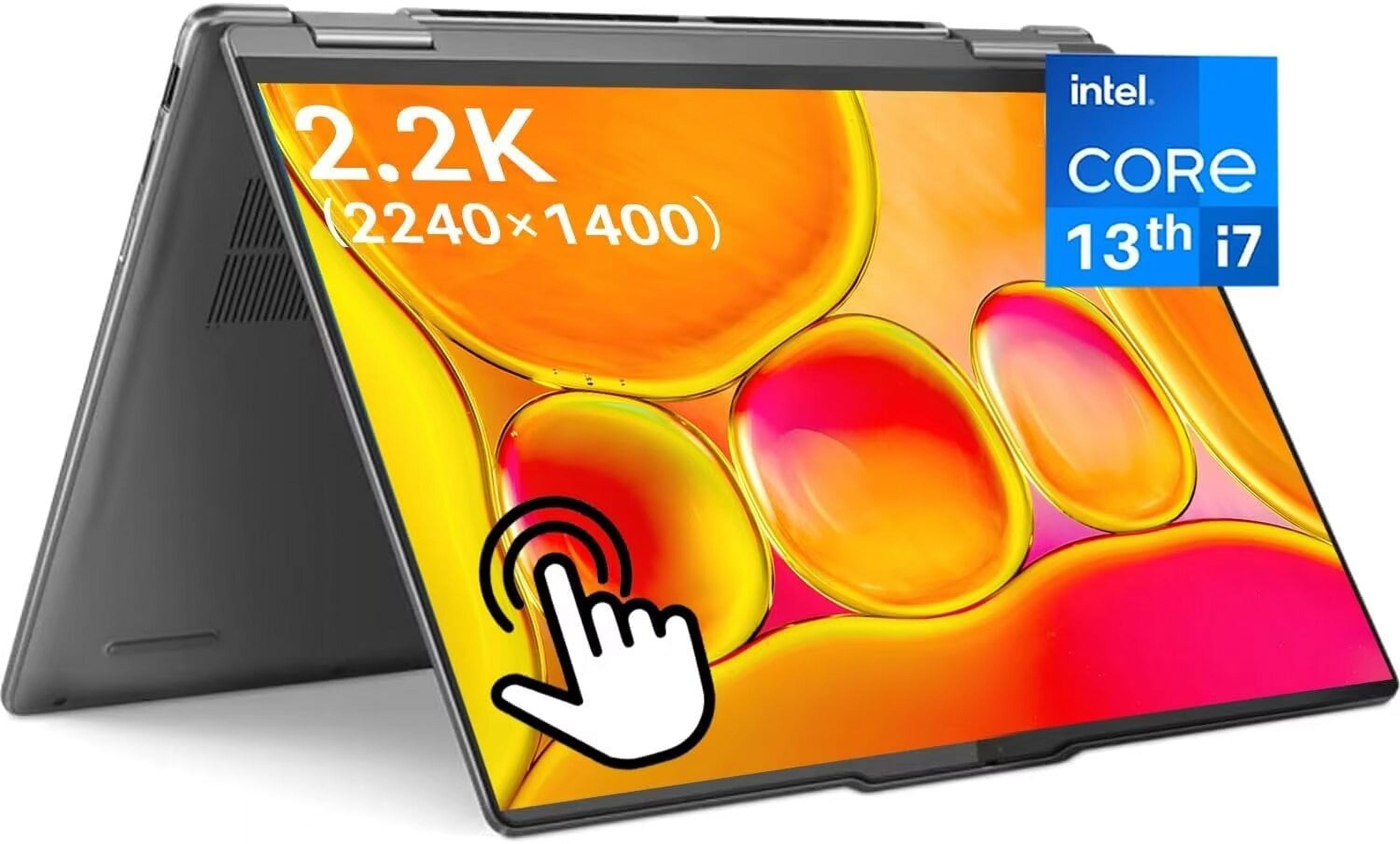 "Lenovo - Yoga 7i 14"" 2.2K Intel Core i7 2-in-1 Laptop, 16GB LPDDR5 ...