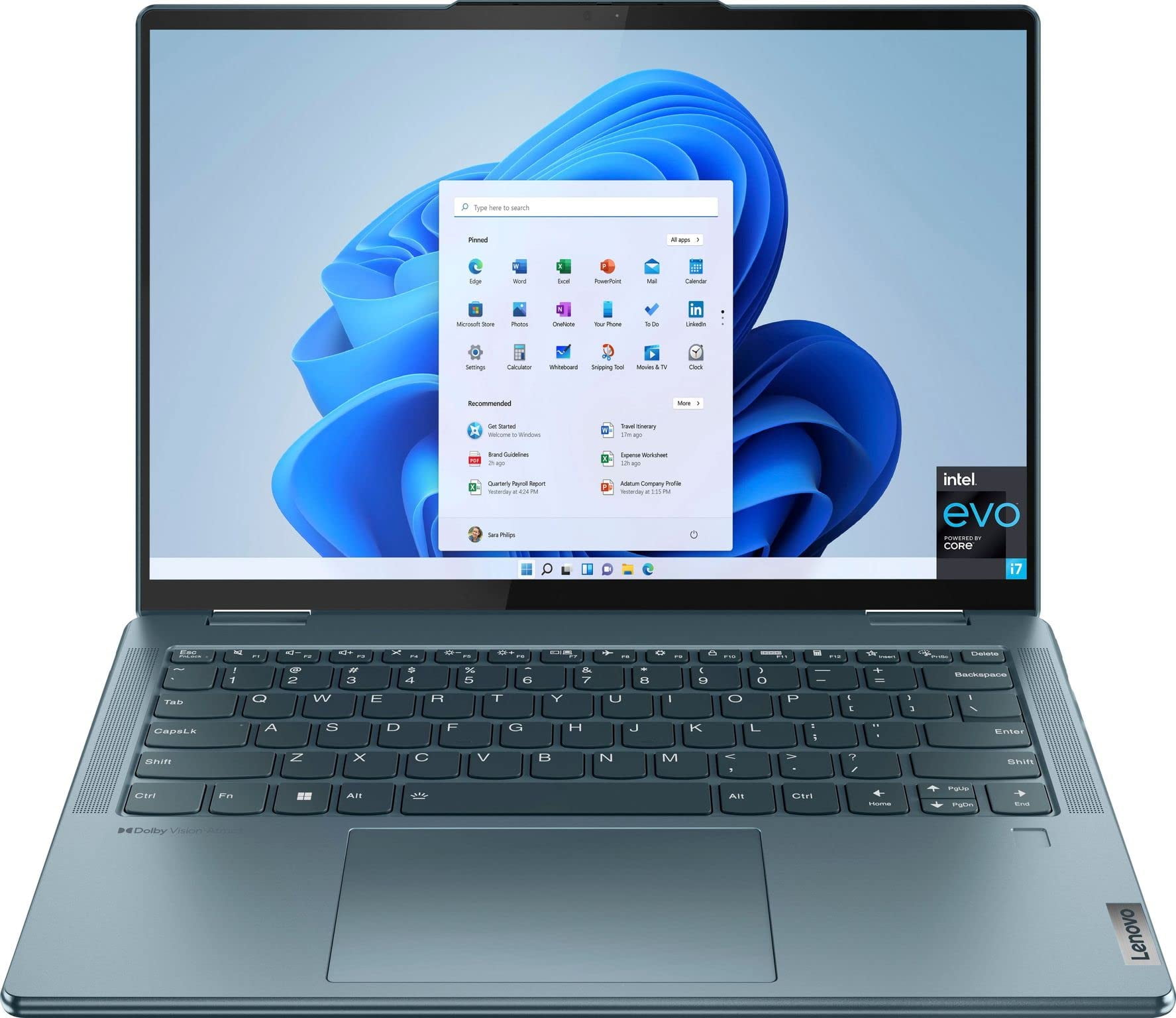 Lenovo Yoga 7i 2-in-1 Laptop | Intel 10-Core i7-1255U Processor | 14" 2 ...