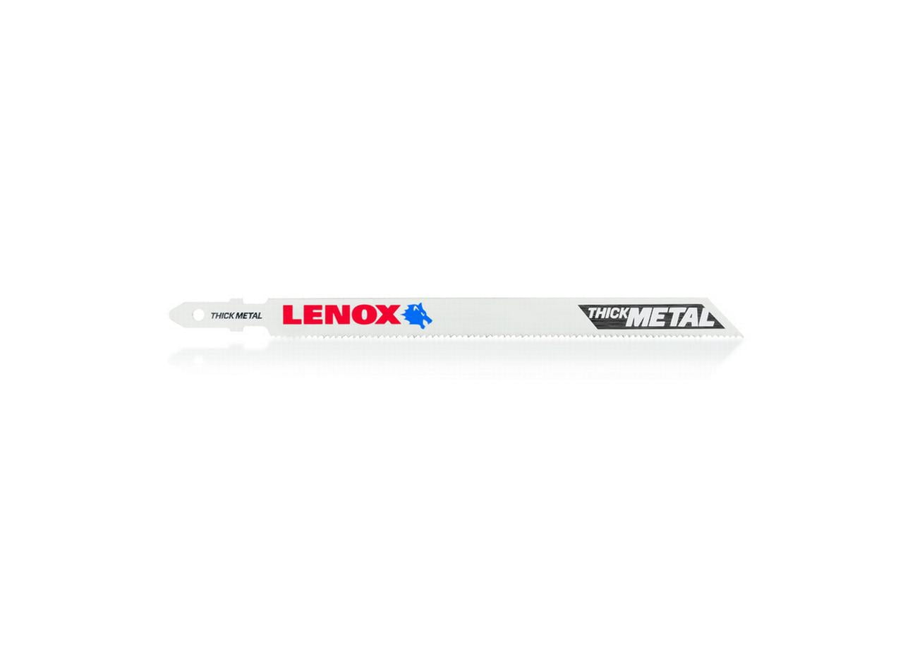 Lenox 1991580 Jig Saw Blade 5-1/4" Bi-Metal T-Shank Thick Metal 14 TPI ...
