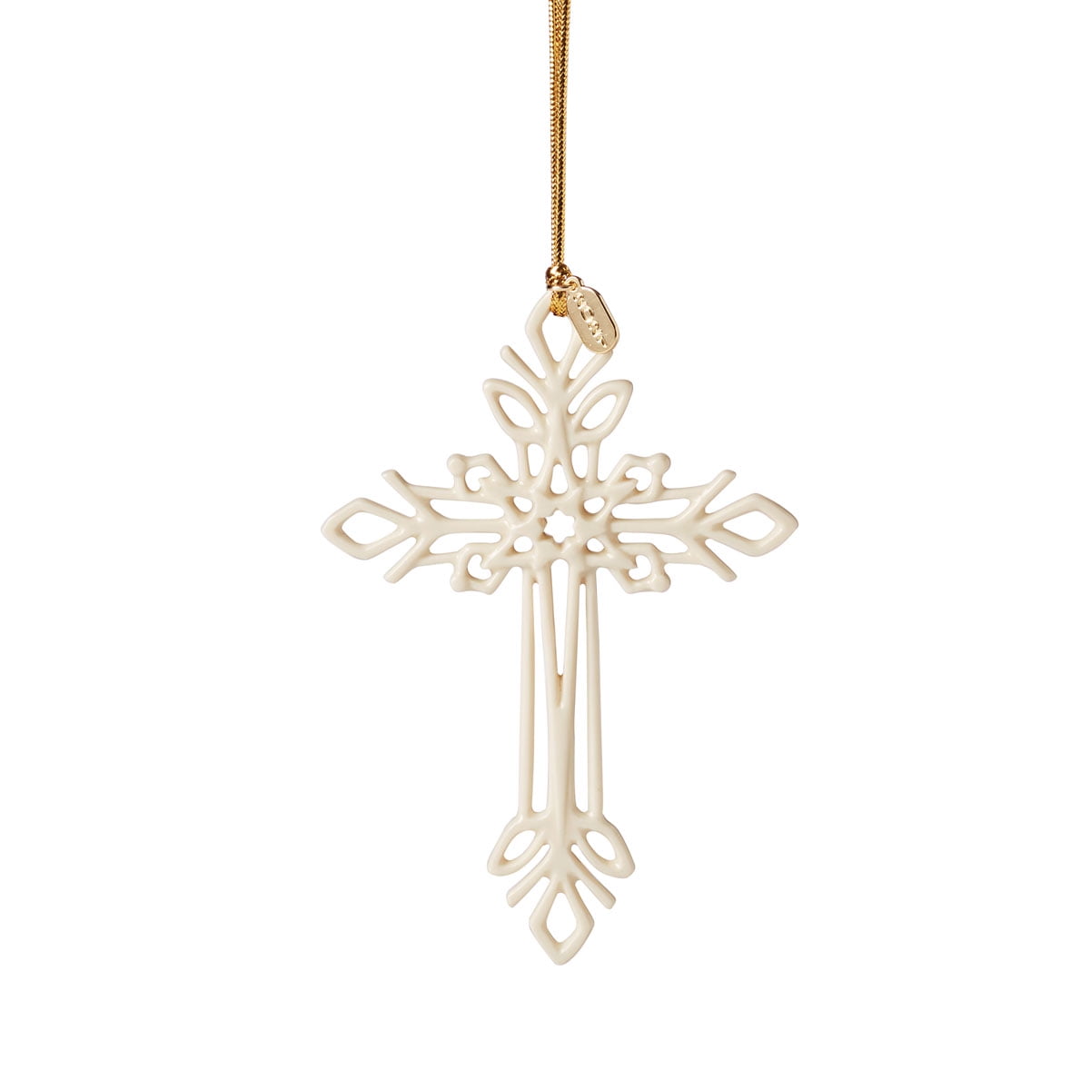 Lenox 2021 Snow Fantasies Cross Ornament, 0.25, Ivory - Walmart.com