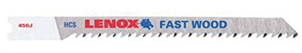 Lenox 20756CT456J 4" X 5/16" 6 TPI U-Shank Jig Saw Blades 2 Count ...