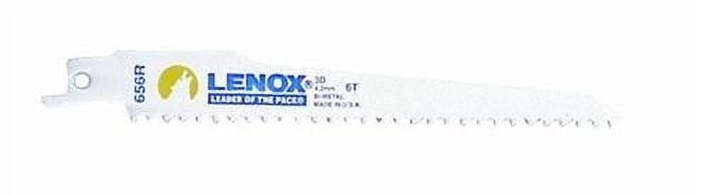 Lenox 6 in. Bi-Metal Reciprocating Saw Blade 6 TPI 5 pk - Walmart ...