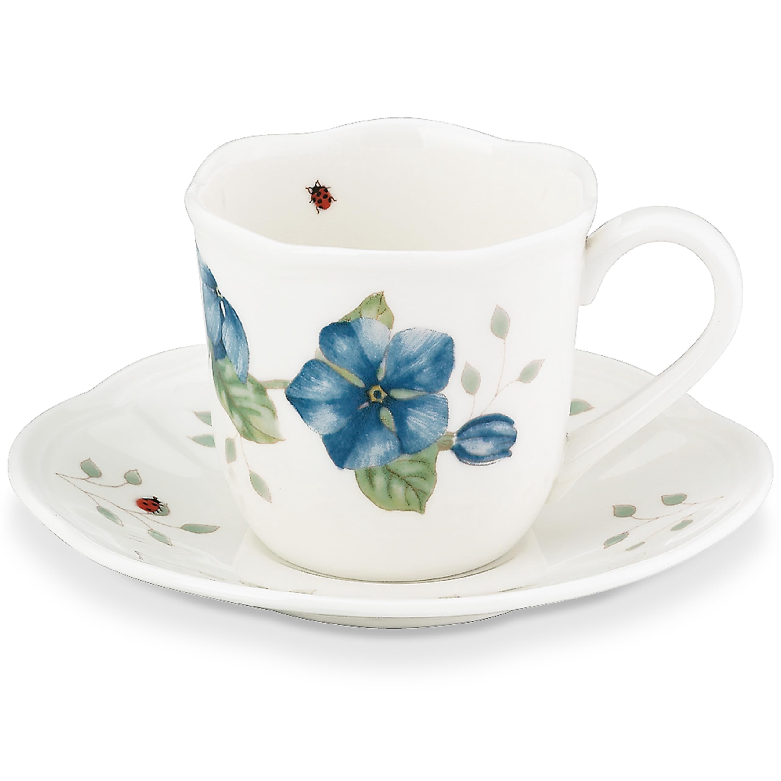Lenox Butterfly Meadow Espresso Cup and Saucer - Walmart.com