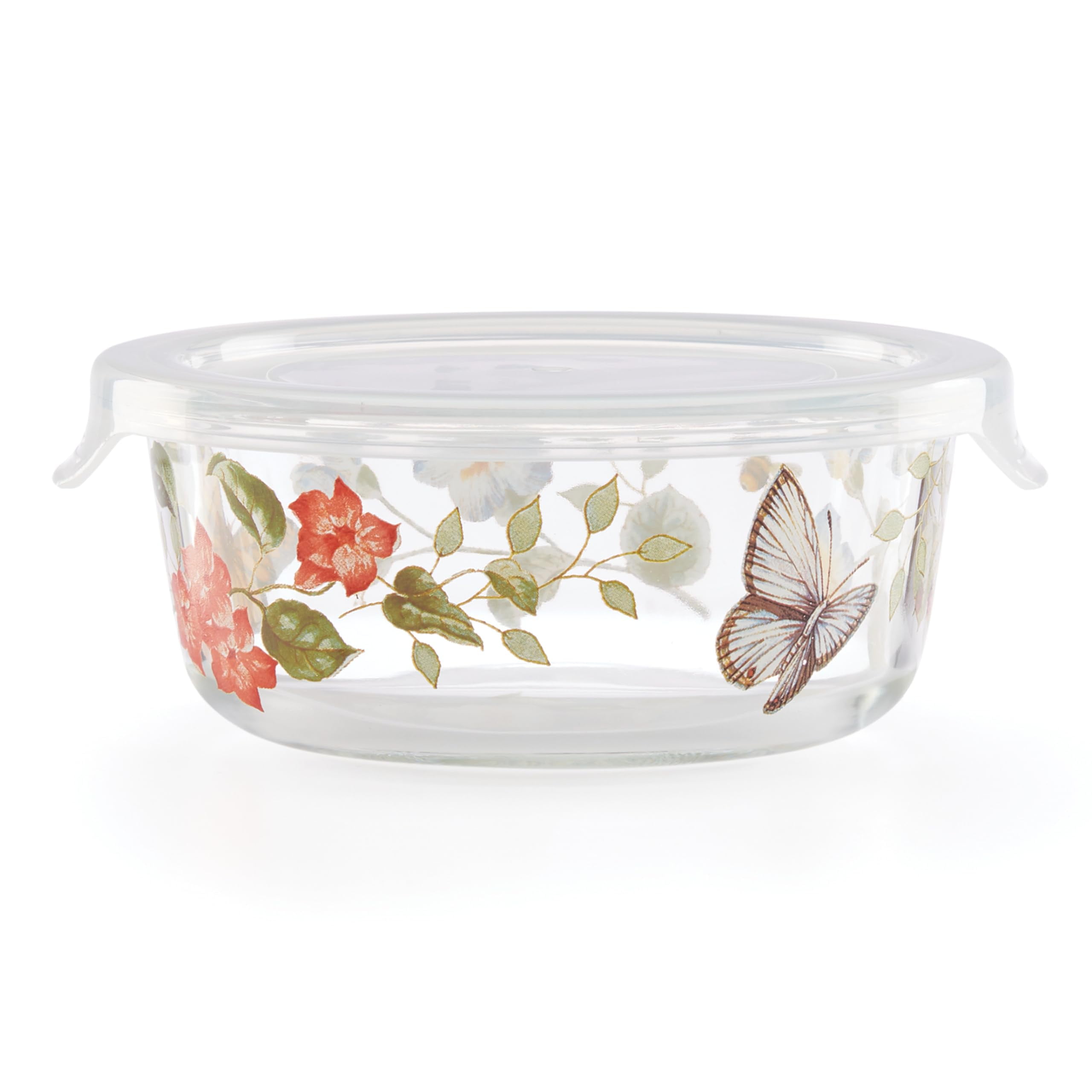 Lenox 890086 Butterfly Meadow Small Glass Food Container - Walmart.com