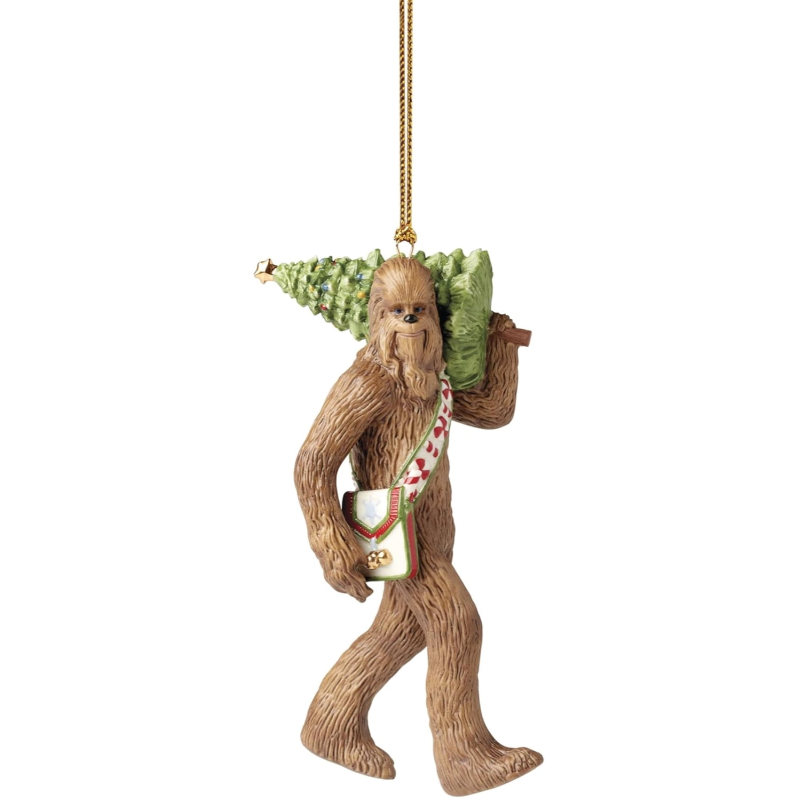 Lenox 895947 Star Wars Chewbacca with Christmas Tree Ornament - Walmart.com