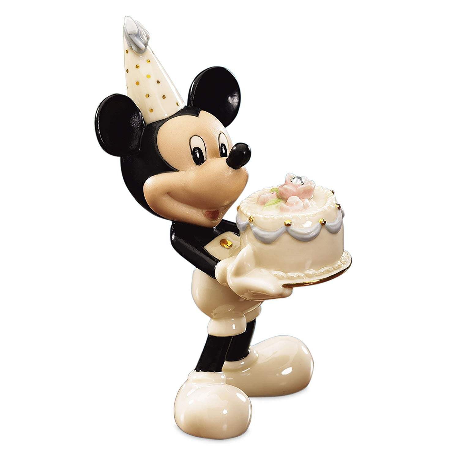 Lenox Birthstone Happy Birthday to You Mickey Mouse April Figurine ...