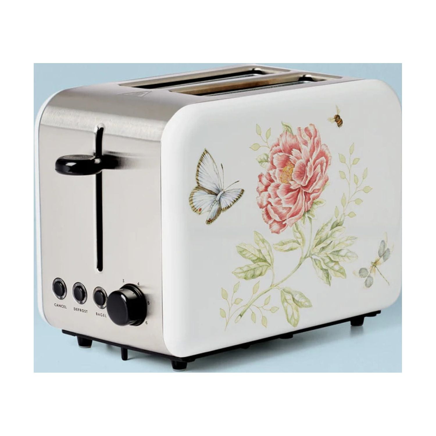 Lenox Butterfly Meadow 2-Slice Bread Toaster - Walmart.com