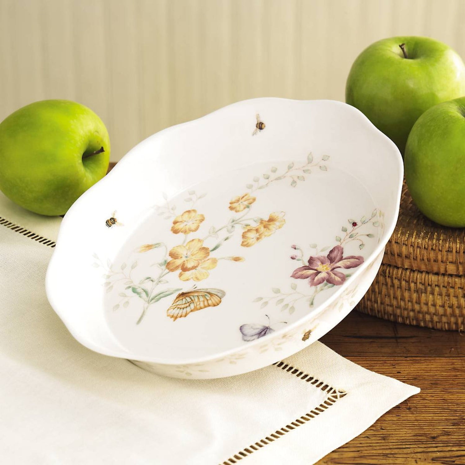 Lenox Butterfly Meadow Deep Pie Dish - Walmart.com