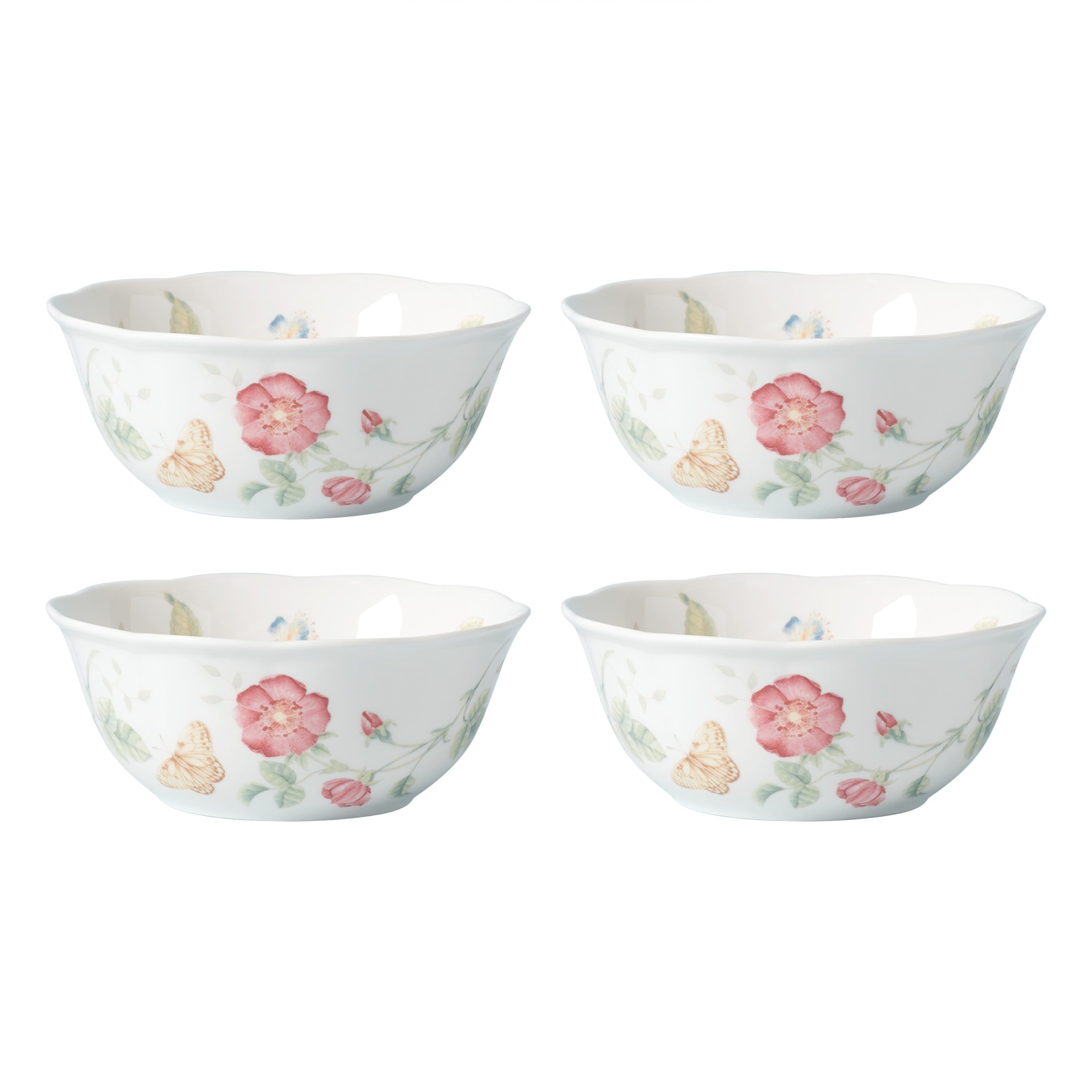 Lenox Butterfly Meadow Dinnerware Large All-Purpose Set of 4 - Walmart.com