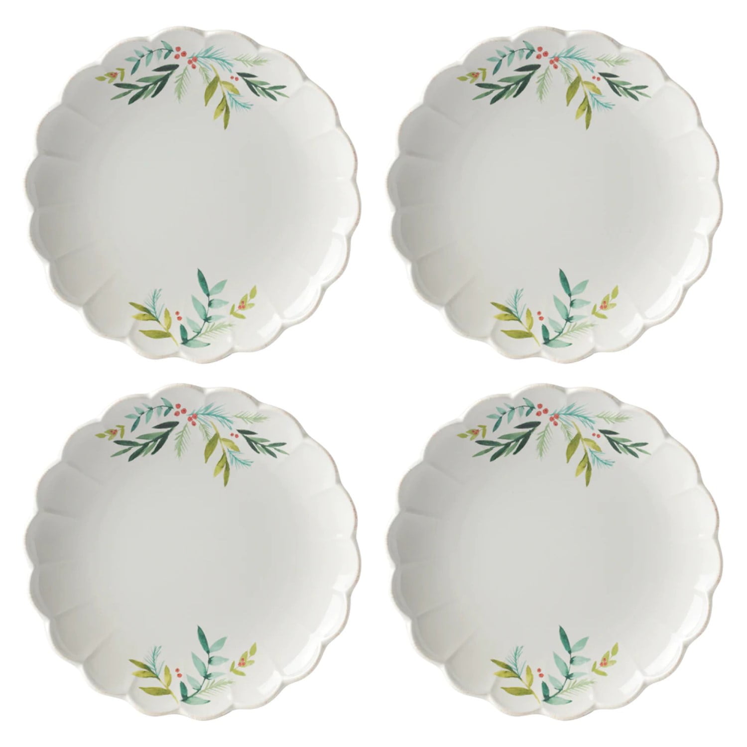 Lenox French Perle Berry Accent Plates, Set of 4 - Walmart.com