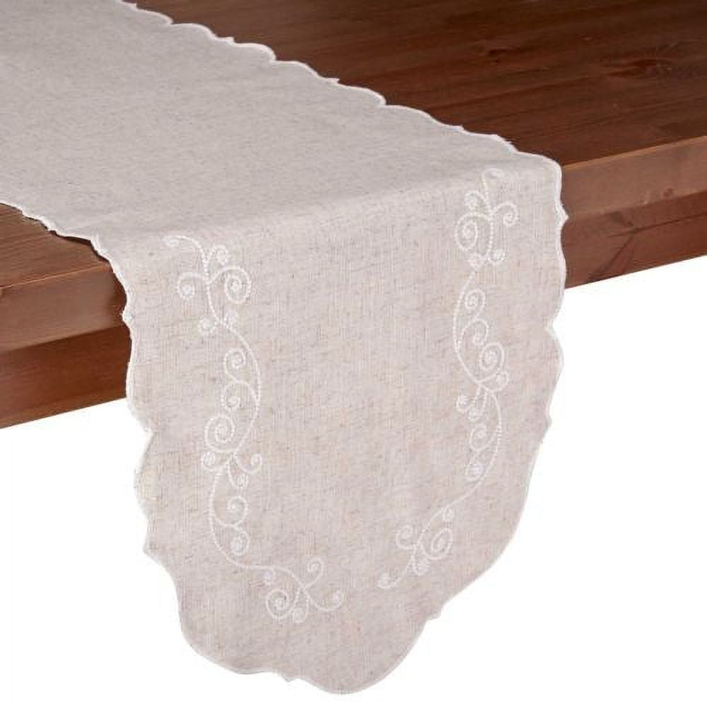 Lenox French Perle Linen Color Table Runner, 70x14" - Walmart.com
