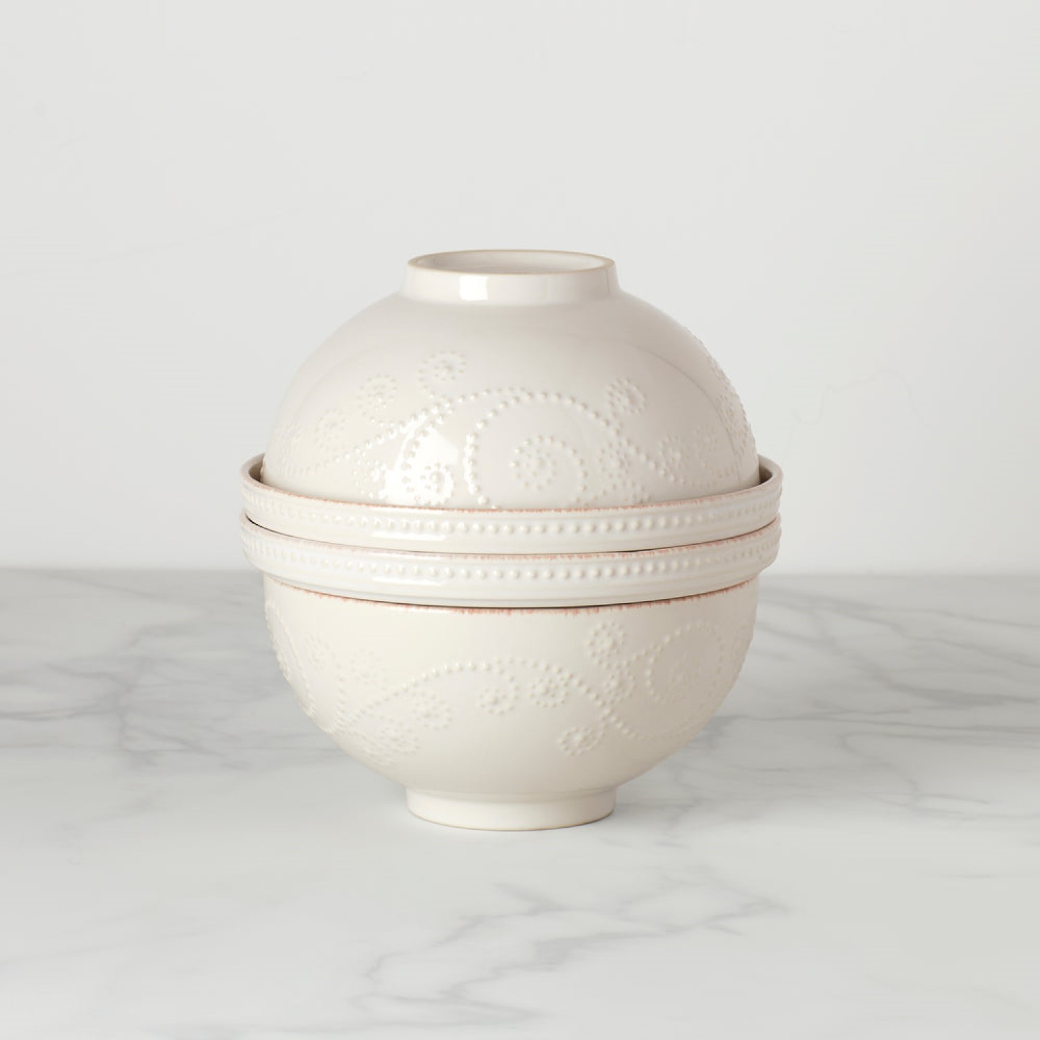 Lenox French Perle White Luna Nesting 8-Piece Set - Walmart.com