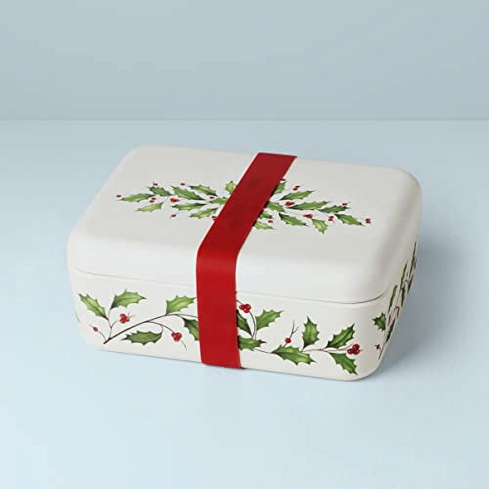 Lenox Holiday Bamboo Bento Lunch Box, 0.95 - Walmart.com