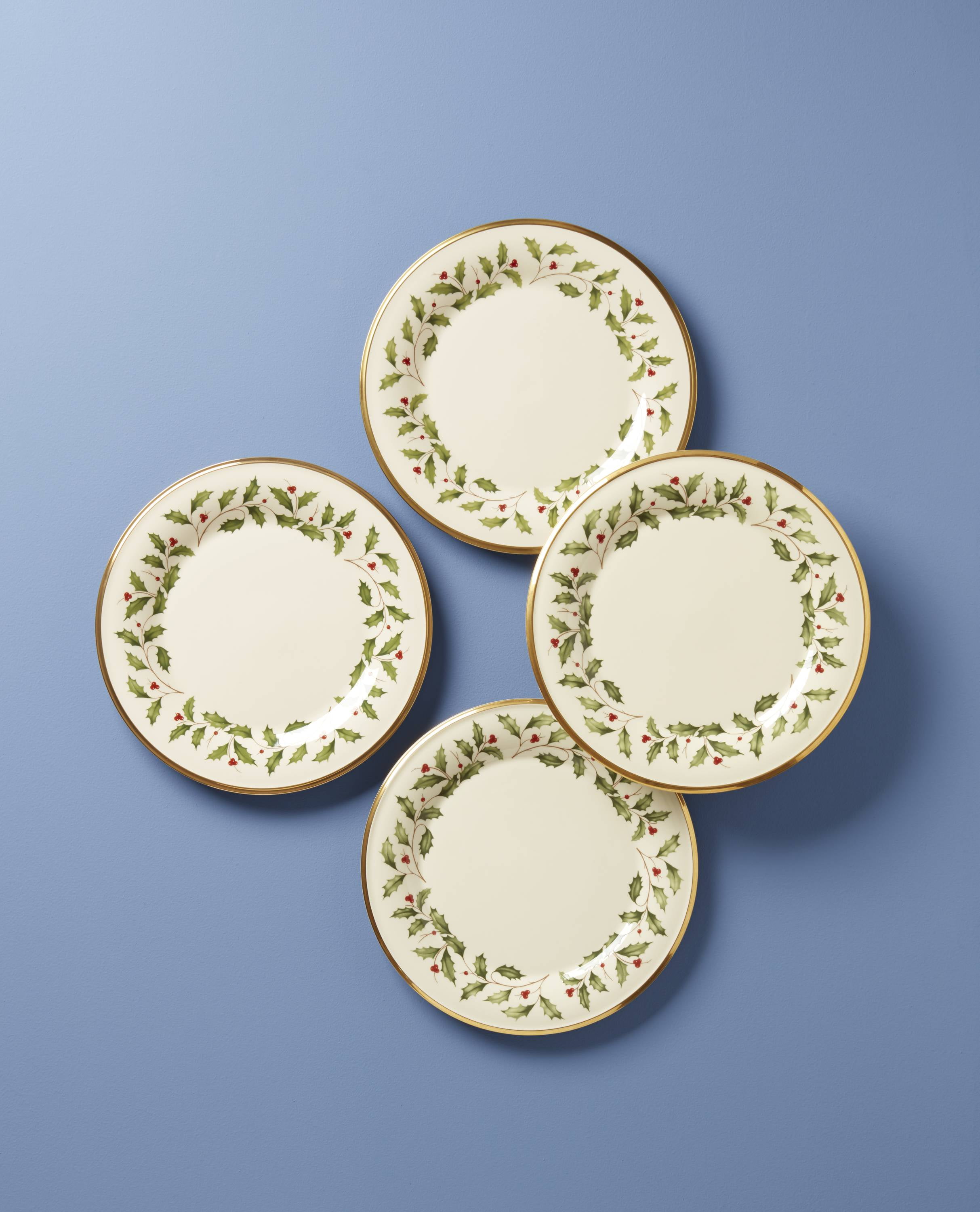 Lenox Holiday Dinnerware Dinner Plates, Set of 4 - Walmart.com
