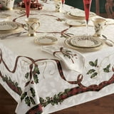Lenox Holiday Nouveau Multi-Colored Oblong Tablecloth, 104" - Walmart.com