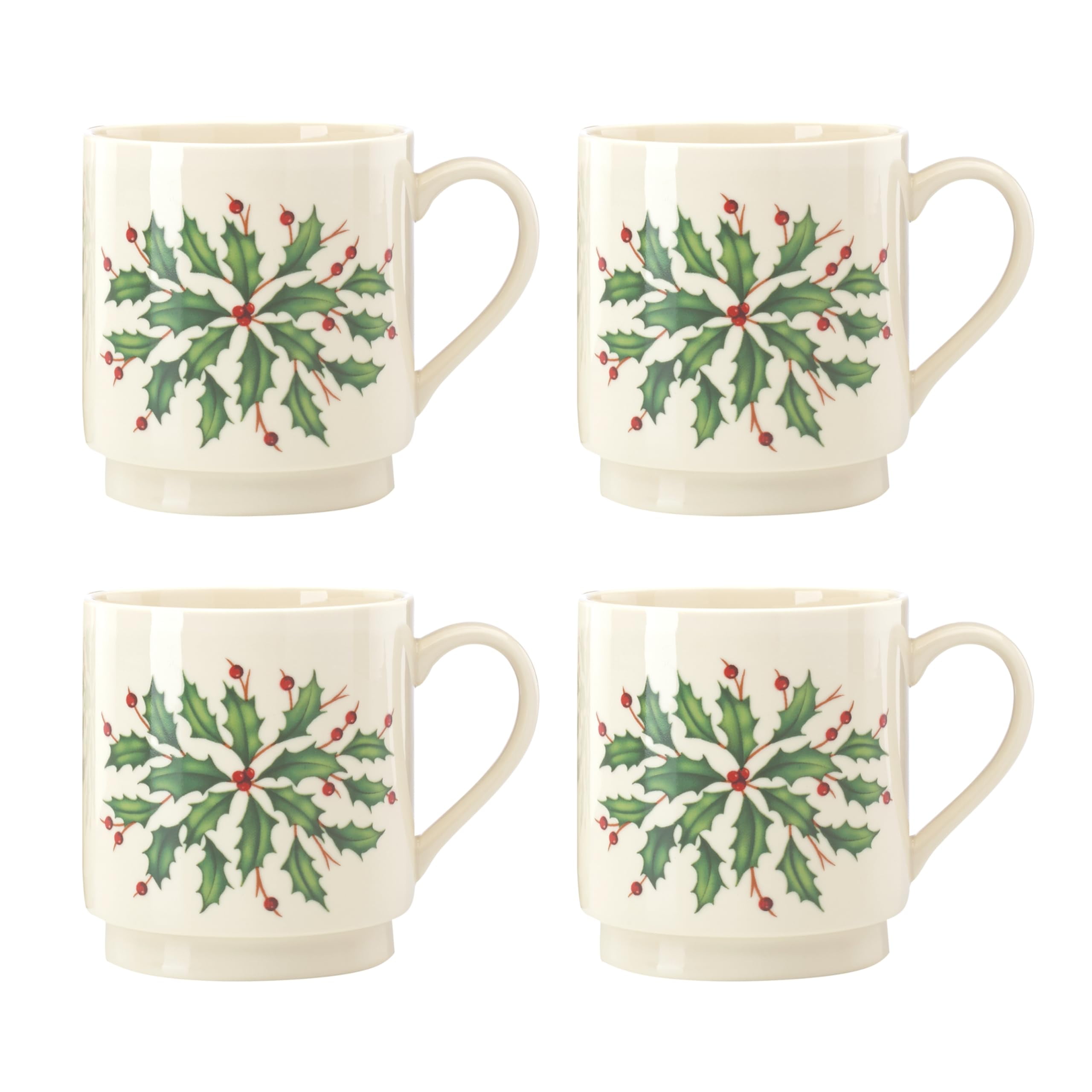 Lenox Holiday Stackable Mugs, Set of 4 - Walmart.com