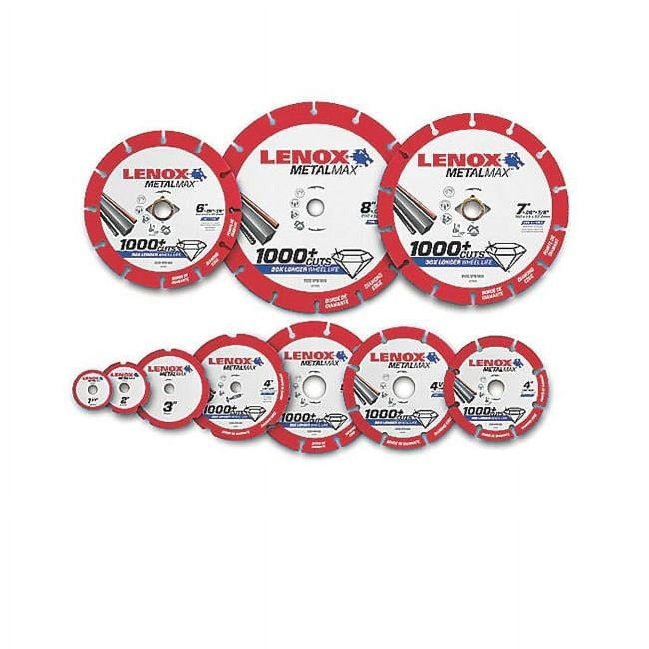 Lenox LEN-1972920 4 x 0.63 in. Metalmax Diamond Edge Cutoff Wheel with ...