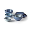 Lenox Luna Nesting Dinnerware Set, 11.40 LB, Blue - Walmart.com