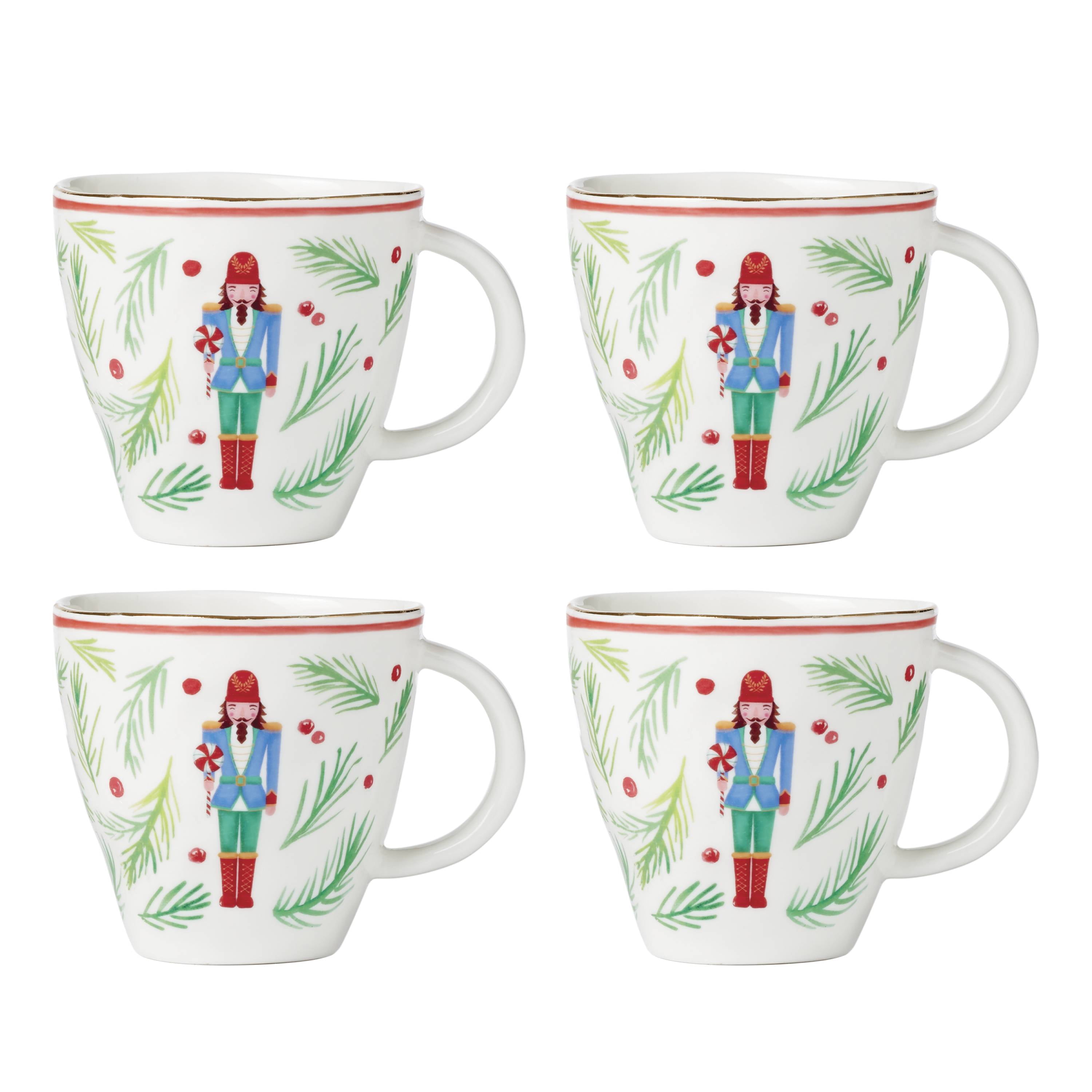 Lenox Nutcracker Dinnerware Mugs, Set of 4, Assorted - Walmart.com