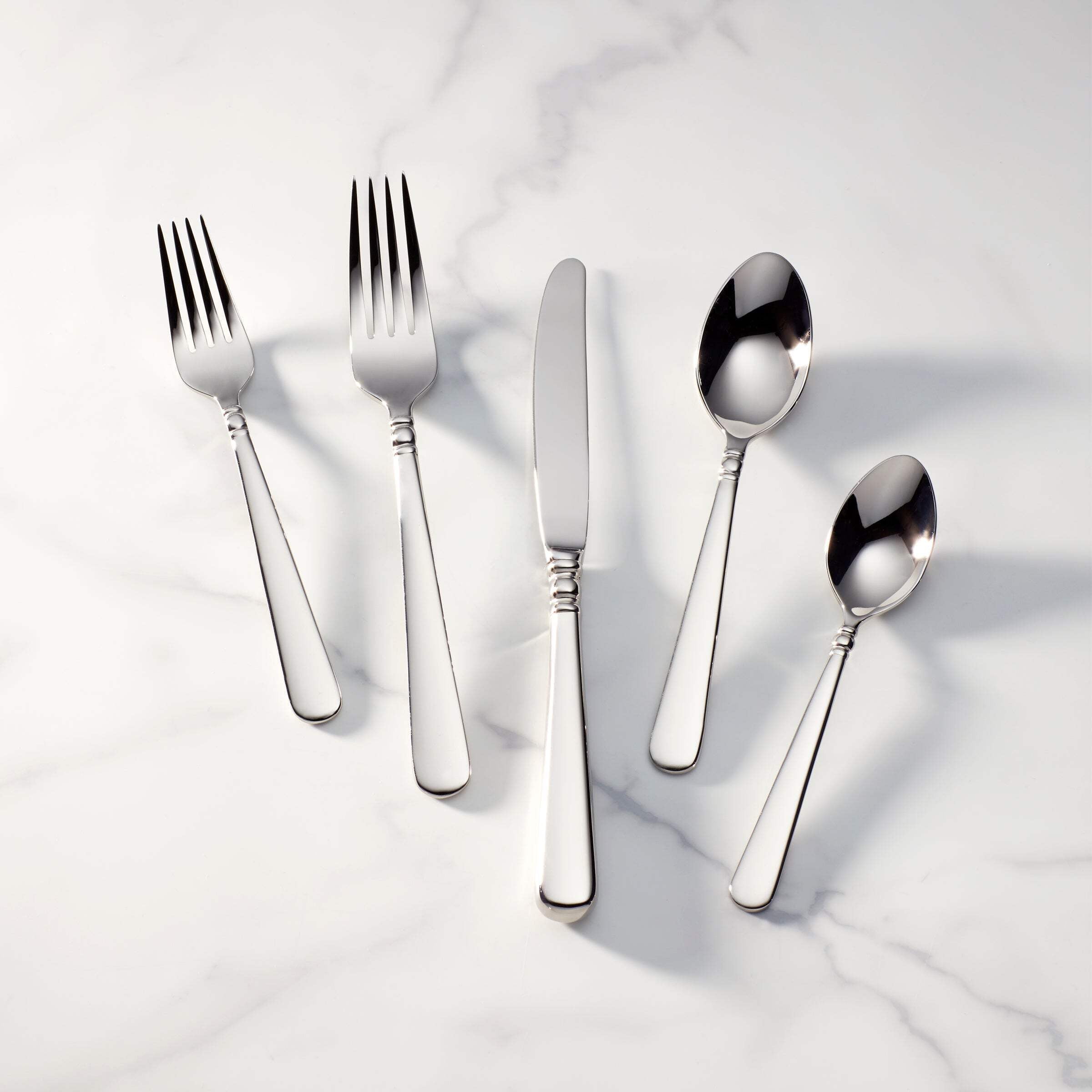 Lenox Pearl Platinum Flatware 20 Piece Set, Service for 4 - Walmart.com