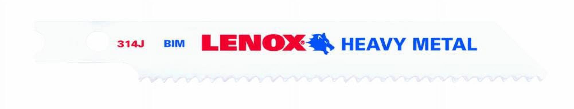 Lenox Tools 20321BT314J U-Shank Bi-Metal Heavy Metal Jig Saw Blade, 3-5 ...